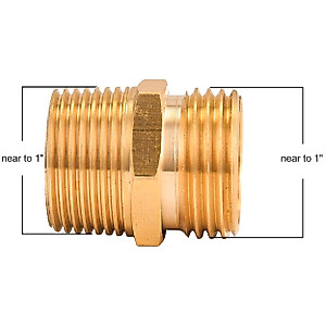 M MINGLE Garden Hose Adapter with Extra 8 Washers, Garden Hose Quick Connect Fittings