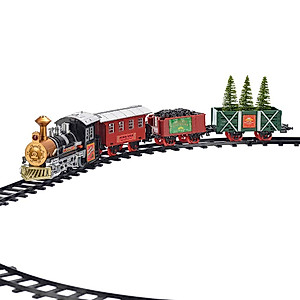 Holiday Time Battery Operated Train Set Only, Village Sold Separately