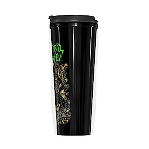 LOREBUTY Municipal Band Waste Coffee Mug With Lids 12oz Insulated Car Mugs Double Wall Vacuum Reusable Travel Coffee Cup For Hot/Ice Drinks Coffee Teas