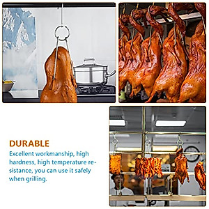 Cabilock Meat Hook Outdoor Grill Outdoor Grill 5pcs Chinese Bacon Hanging Hooks Sausage Hooks Kitchen Meat Fish Hooks Roast Duck Hook Outdoor Grills Metal Hangers Metal Hangers Multitools