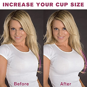 IVITA Silicone Bra Inserts Breast Enhancers Increase Cup Size Cleavage Enhancers Pads Push Up Breast Cups for Bikini Swimsuit