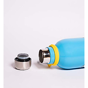 Grupo Erik Snoopy Metal Hot&Cold Bottle 500ml - 17 oz | Snoopy Gifts | Hot And Cold Water Bottle | 500ml Water Bottle | Water Bottle Metal | Cute Water Bottle