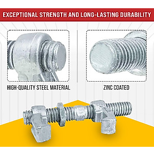 Mytee Products (4 Pack) SEA RAIL Shipping Container Bridge Fittings Clamp- 260 mm Clamp