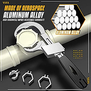 Universal Adjustable Double Ended Wrench - Multifunctional Wrench for Disassembly and Assembly of Sanitary Ware, Plumbing Placement and Repair, Home Accessories Crescent Wrench Set