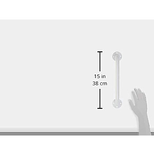 Drive Medical RTL12012 Powder-Coated Grab Bar, White