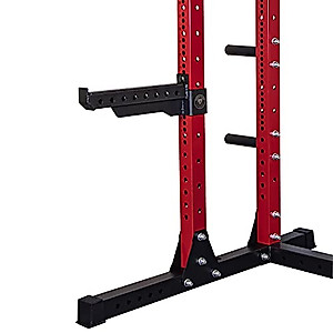 Signature Fitness SF-SS1 1,000 Pound Capacity 3” x 3” Power Rack Squat Stand, Includes J-Hooks and Safety Spotter Arms, Optional Conversion Kits, Half Conversion kit Only