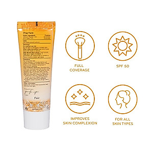 pūrlisse Youth Glow Vitamin C CC Cream SPF 50: Cruelty-Free & Clean, Paraben & Sulfate-Free, Full Coverage, Hydrates with Hyaluronic Acid | Light 1.4oz