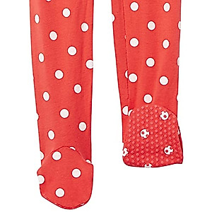 Amazon Essentials Baby Disney Star Wars Marvel Snug-Fit Cotton Footed Pajamas, 2-Pack Minnie Rainbow Chaser, 18 Months