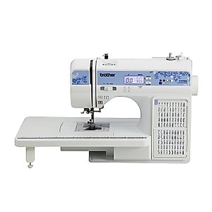 Brother CS7205 Computerized Sewing Machine with Wide Table, 150 Built-in Sewing Stitches, 1 Font, Wide Table, 11 Sewing Feet