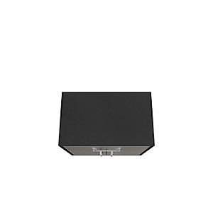 Manhattan Comfort Eiffel Garage Work Station Set of 3 in Matte Black and Gray