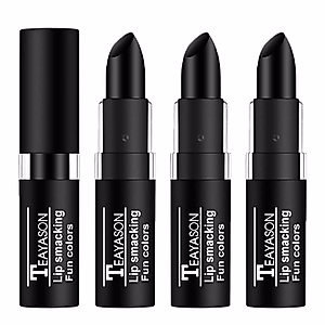3 PCS Clown Makeup Eye Black Stick Black Face Paint Lipstick, Cream Blendable Body Paint Sticks Professional SFX Halloween Cosplay Costume Makeup,Eye Black Softball Baseball Football Sports Face Paint