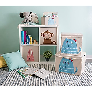 DII Kids Space-Saving Storage Bin, Caddy, Kitty