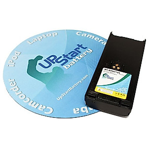 2X Pack -Two-Way Radio Battery Replacement for Motorola NTN7144 (1800mAh, 7.5V, NIMH)- Compatible w/ NTN7143CR, NTN7143A, NTN7144, WPNN4013, GP1200, HT1000, JT1000, MTS2000, MTX-LS, MTX9000, PTX1200