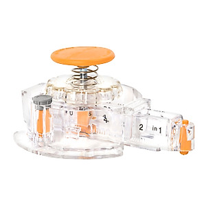 Fiskars 193800-1001 Paper Circle Cutter with 3 Replacement Blades, Orange