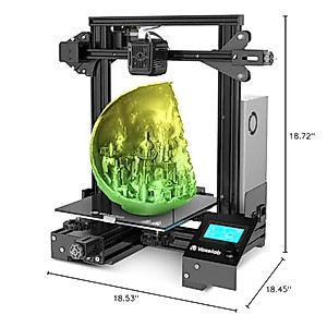 Voxelab Aquila C2 3D Printer, Fully Open Source FDM DIY Printers with Removable Build Surface Plate and Resume Printing Function, Print Size 220x220x250mm