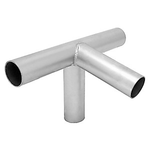 GoodsZone Canopy Fittings 1-3/8" Slant roof Carport Deck Shed Frame Connectors 4/Pack, Without Poles (Center Section)