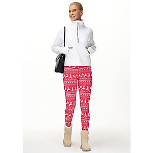 THE GYM PEOPLE Women's Half Zip Pullover Sweatshirt Fleece Stand Collar Crop Sweatshirt with Pockets Thumb Hole White