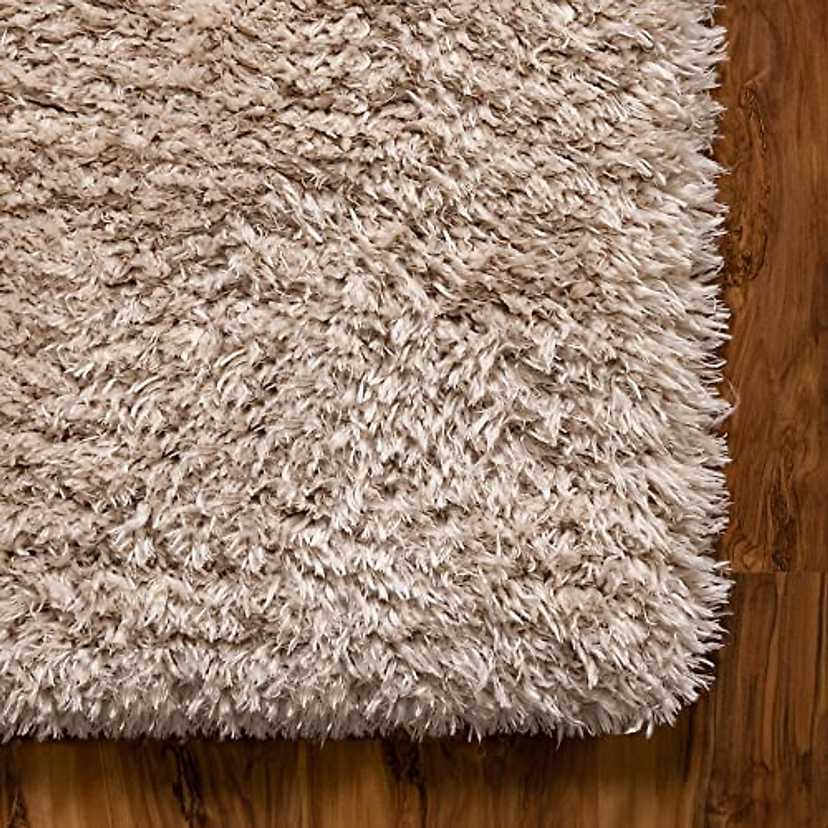 Rugs.com Marilyn Monroe™ Shag Collection Rug – 6' x 9' Blonde Shag Rug Perfect for Bedrooms, Dining Rooms, Living Rooms