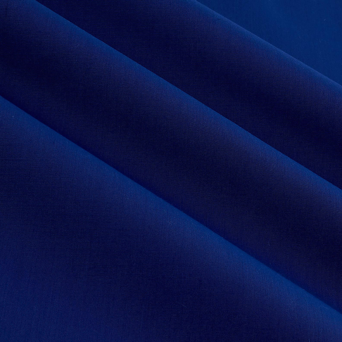 60" Poly Cotton Broadcloth Royal, Fabric by the Yard