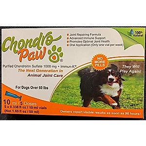 ChondroPaw Joint Care Supplement for Dogs Over 60 lbs (10 mL)