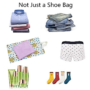 Travel Shoe Bags Waterproof Portable Shoe Storage Pouch with Handle for Men & Women