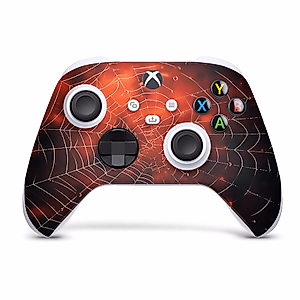GNG Spider Skins Compatible with Xbox Series X Console Decal Vinal Sticker + 2 Controller Set