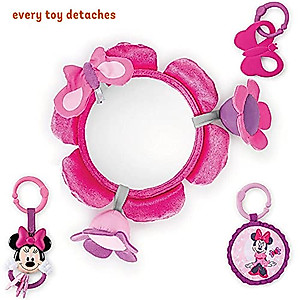 Bright Starts Disney Baby Minnie Mouse Garden Fun Activity Gym Play Mat with Melodies, Ages Newborn +