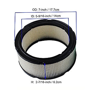 Podoy 47 083 03 Engine Air Filter with Pre Filter for Compatible with Kohler 47 083 03-S 47 083 03-S1 K361 K582 CH20 CH25 CH18 CV17 - CV22 Lawn Mower