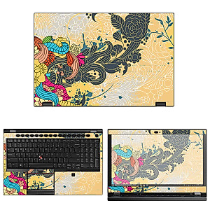 Decalrus - Protective Decal Skin Sticker for Lenovo ThinkPad P53 (15.6" Screen) case Cover wrap LEthnkpd15_P53-154