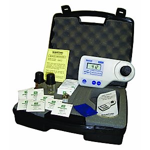 Milwaukee Mi412 Phosphate Low Range Photometer, 192mm Length x 104mm Width x 52mm Height, 0.00 - 2.50 mg/L, 0.01 mg/L Resolution, LCD Display