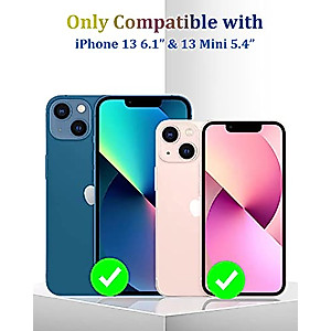 [3 Pack] Tamoria Camera Lens Protector Compatible for iPhone 13 & iPhone 13 Mini Camera Cover Premium 9H Tempered Glass [Anti-Scratch]99.99% Transparency with Black Circle Design for iPhone 13 6.1 Inch & iPhone 13 Mini 5.4 Inch