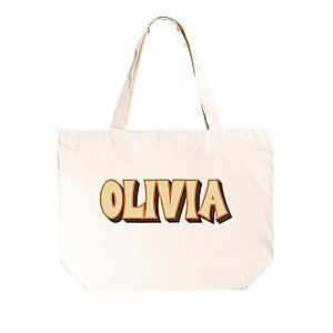Personalized Tote Bag With Zipper, Bachelorette Gift, Wedding Gift, Tote Bag With Zipper, Custom Tote Bag, Customized Gift Bag
