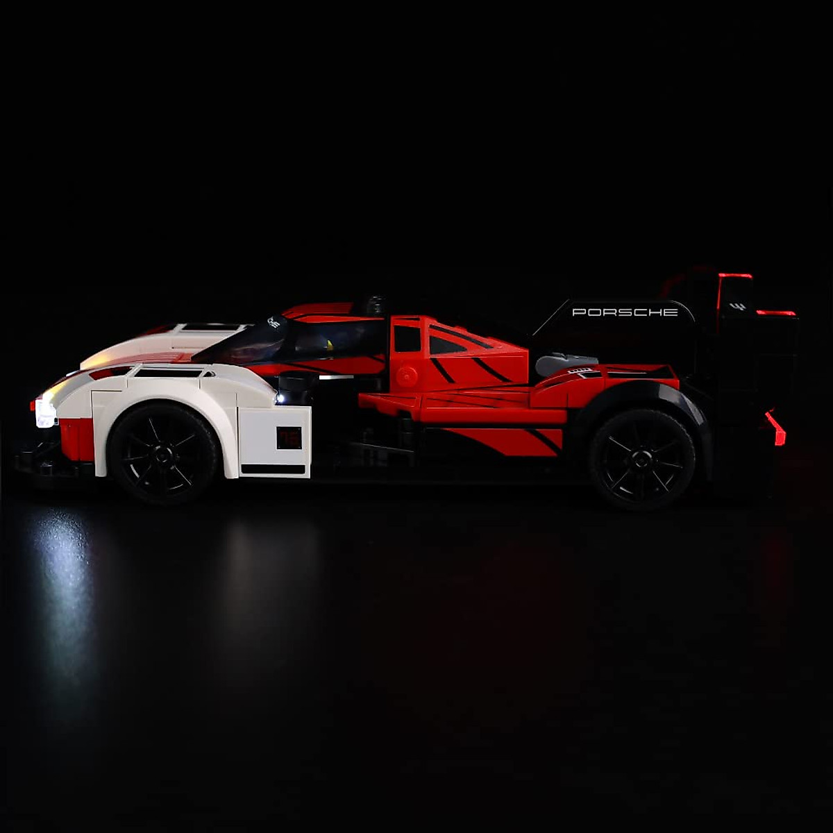 Kyglaring LED Lighting Kit (No Model) Designed for Lego Porsche 963 76916 Race Car Model Building kit - Without Lego Set (Classic Version)