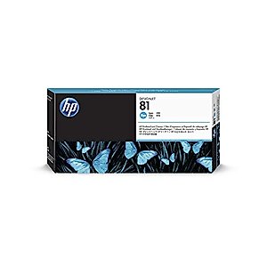 HP 81 C4951A Printhead and Printhead Cleaner for DesignJet 5000 series, Cyan