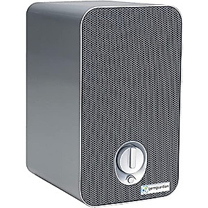 Germ Guardian Desktop Air Purifier for Home, H13 HEPA Filter, Removes Dust, Allergens, Smoke, Pollen, Odors, Mold, UV-C Light Helps Reduce Germs, 11 Inch, Silver, AC4100