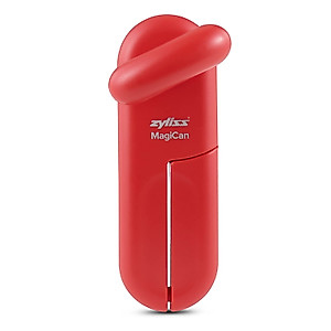 ZYLISS MagiCan Manual Can Opener with Lid Release - Red