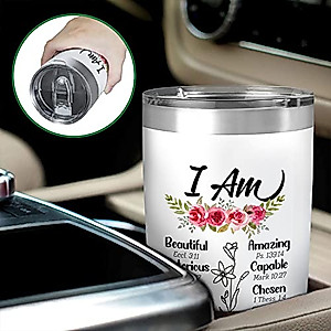 Birthday Gifts For Women, Christian Gifts For Mom, Wife, Couple, Encouragement, Spiritual Gifts For Women, Unique Christian Tumbler, Religious Gifts Idea, Jesus 20 Oz Stainless Steel Tumbler