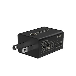 QC3.0 Fast Charging Adapter 3.0 USB Wall Charger Up to 18W Output XTAR Official Recommendation applies to All XTAR Fast Charge Chargers, Such as XTAR SC2, ST2, VC4S, PB2S VC8 Charger.