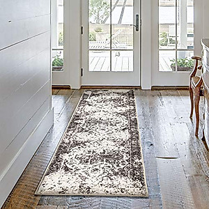 My Texas House Illusions The State House Natural Off White Area Rug, 5'3" x 7'6"