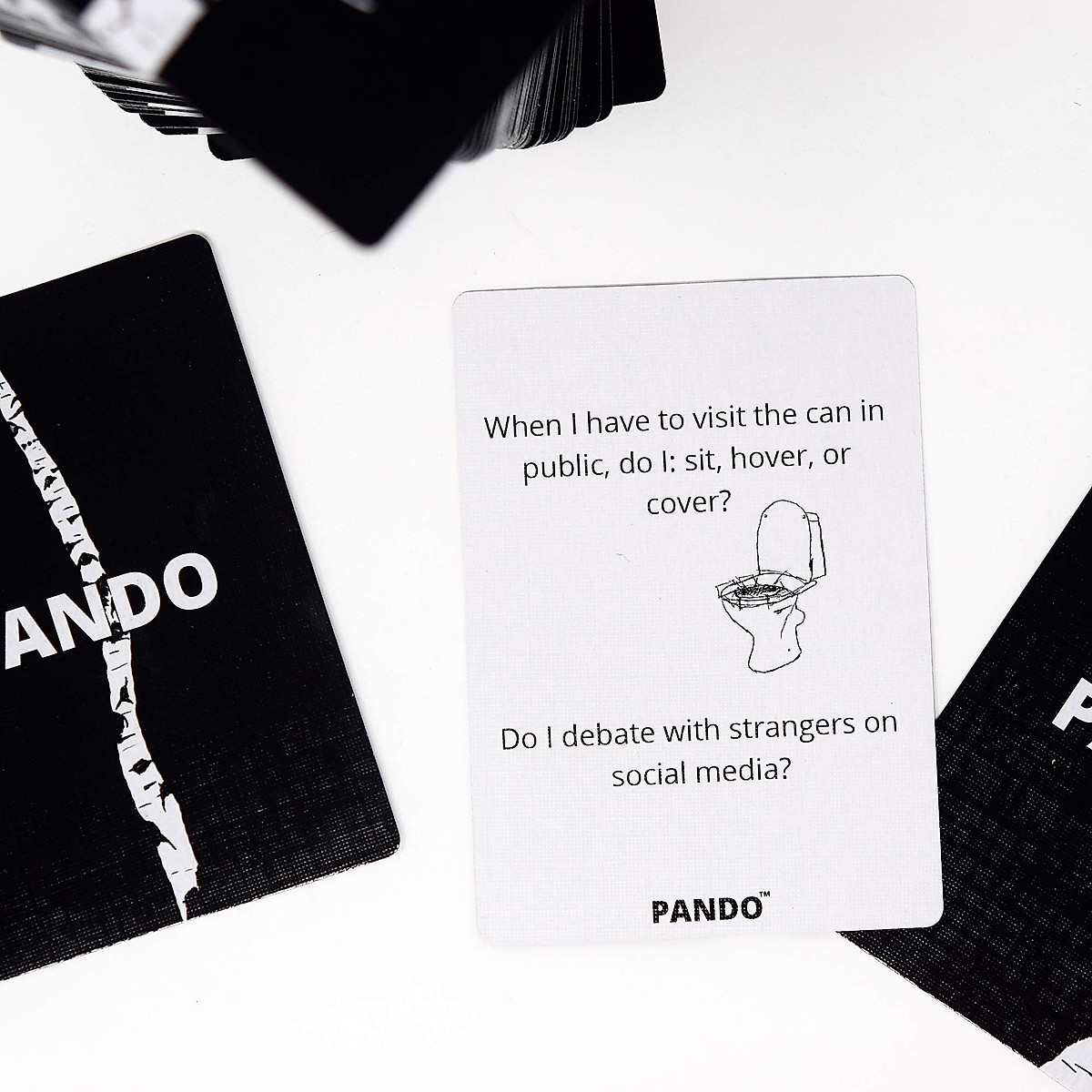 PANDO - The Party Game and Conversation Starter for Friends and Family - Icebreaker Game and Get to Know You Game - Compete to Answer Unpredictable Trivia Questions About Your Friends and Family