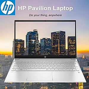HP Pavilion Laptop, 15.6" FHD Touchscreen, 13th Gen Intel Core i5-1335U, 16GB RAM, 1TB PCIe SSD, Webcam, Fingerprint Reader, Backlit Keyboard, Wi-Fi 6, Windows 11 Home, Silver