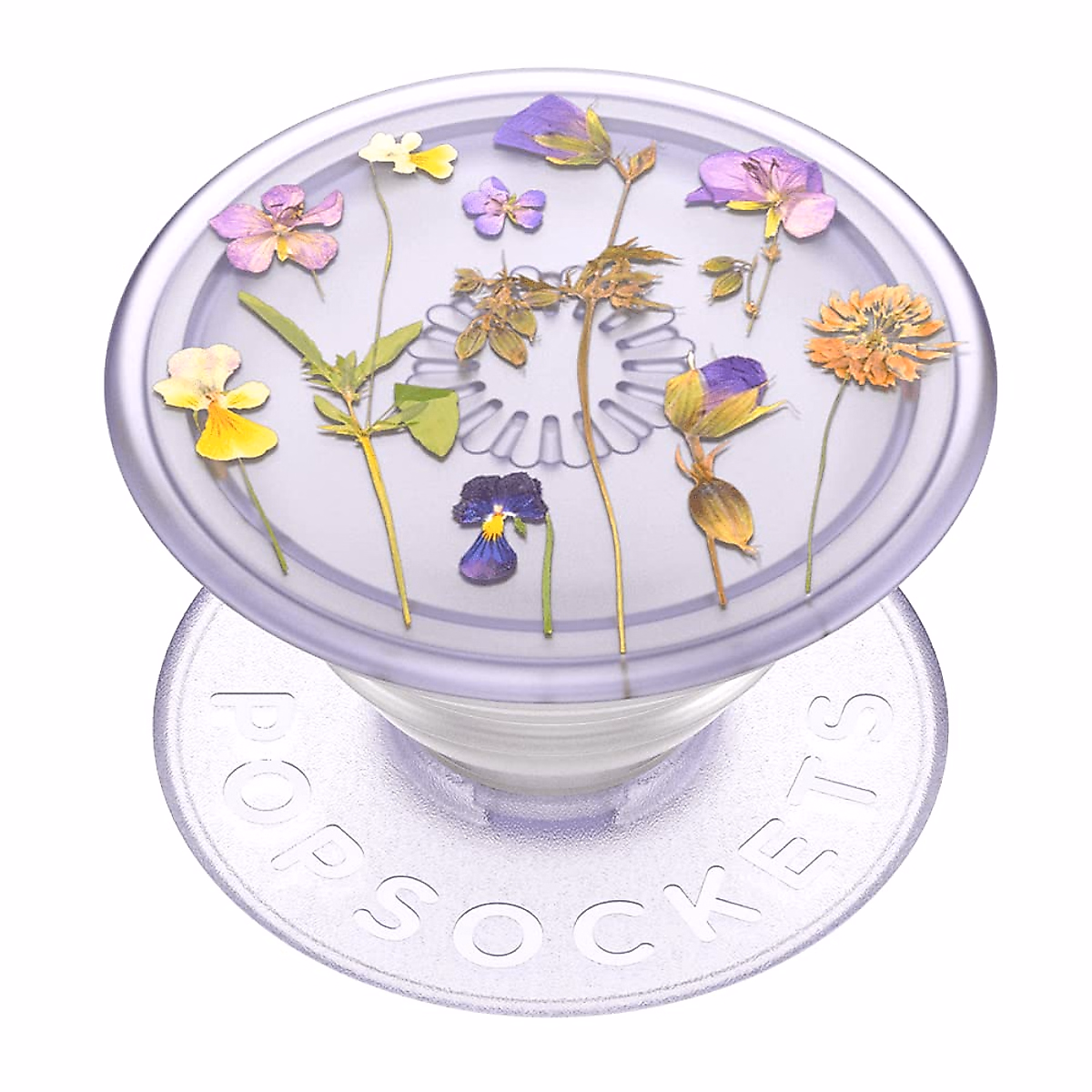 PopSockets Plant-Based Phone Grip with Expanding Kickstand, Adhesive Grip, Eco-Friendly - Purple Fields