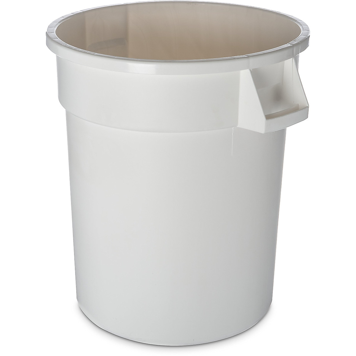 CFS 34102002 Bronco Round Waste Container Only, 20 Gallon, White