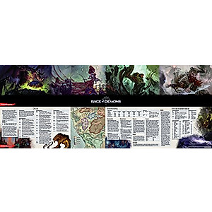 Gale Force Nine Dungeons & Dragons - Rage of Demons(Out of the Abyss) DM Screen, Multicolor (73704BFM)