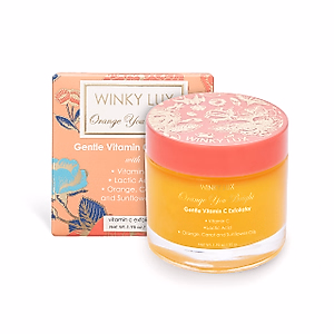 Winky Lux Orange You Bright Exfoliator - Face Exfoliator with Vitamin C and Lactic Acid, Dead Skin Remover for Face, Face Scrub