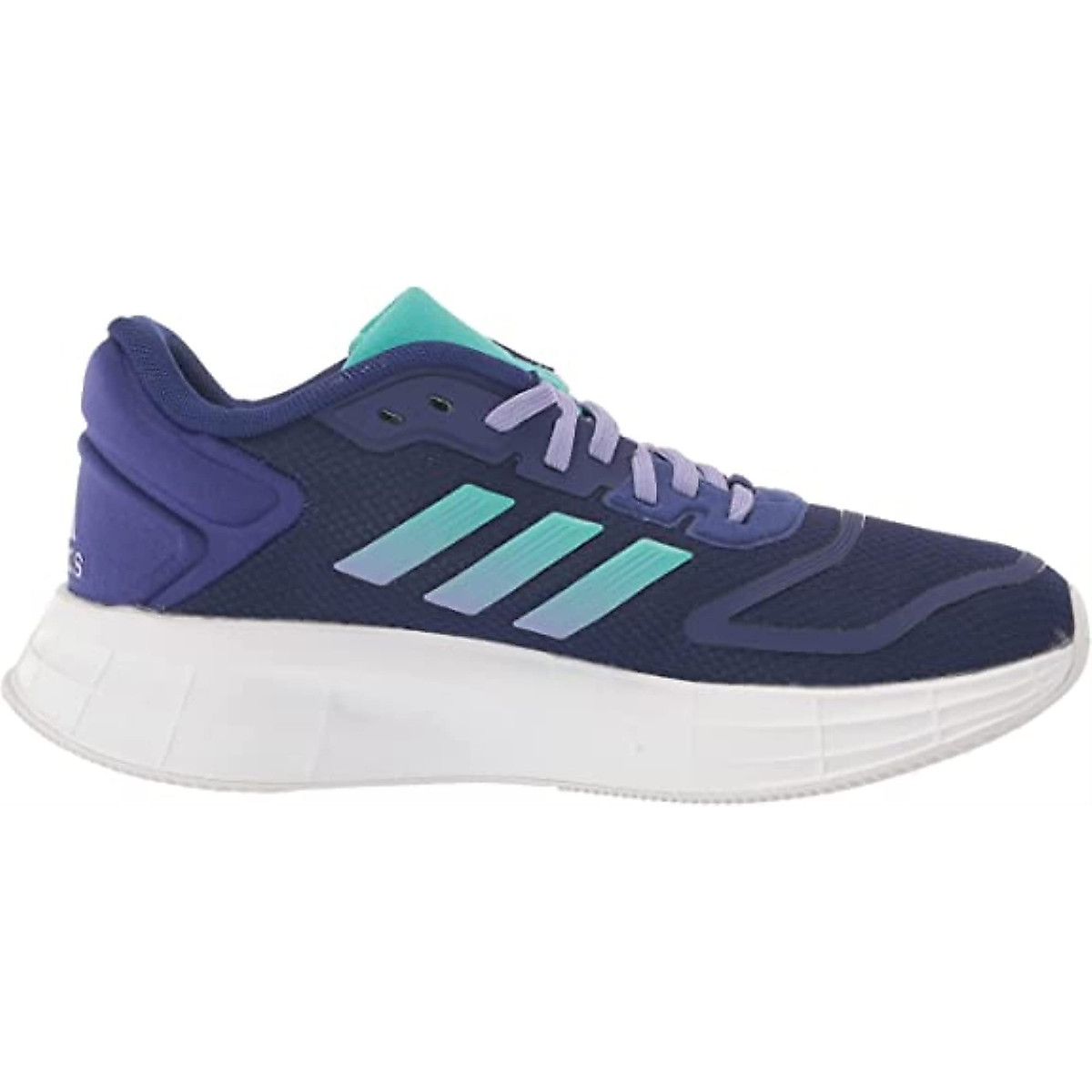 adidas Women's Duramo 10 Running Shoe, Legacy Indigo/Mint Rush/Light Purple, 9