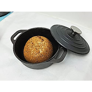 HAWOK Cast Iron Pre-Seasoned Dutch Oven with Trivet…