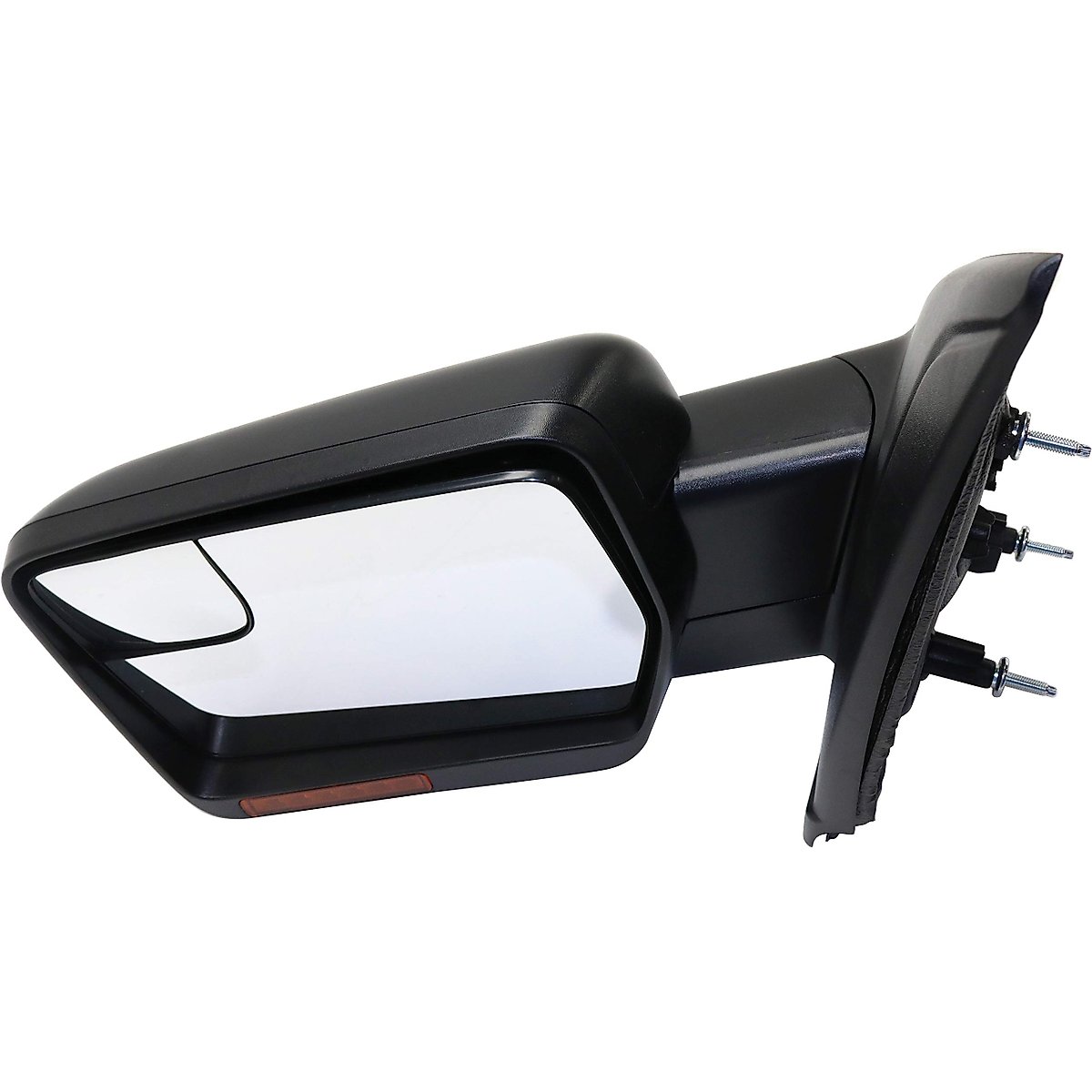 Kool Vue Driver Side Power Heated Mirror for Ford F-150 2011-2014 Manual Fold With Signal Light & Spotter Glass; Without Memory & Puddle Lamp Textured