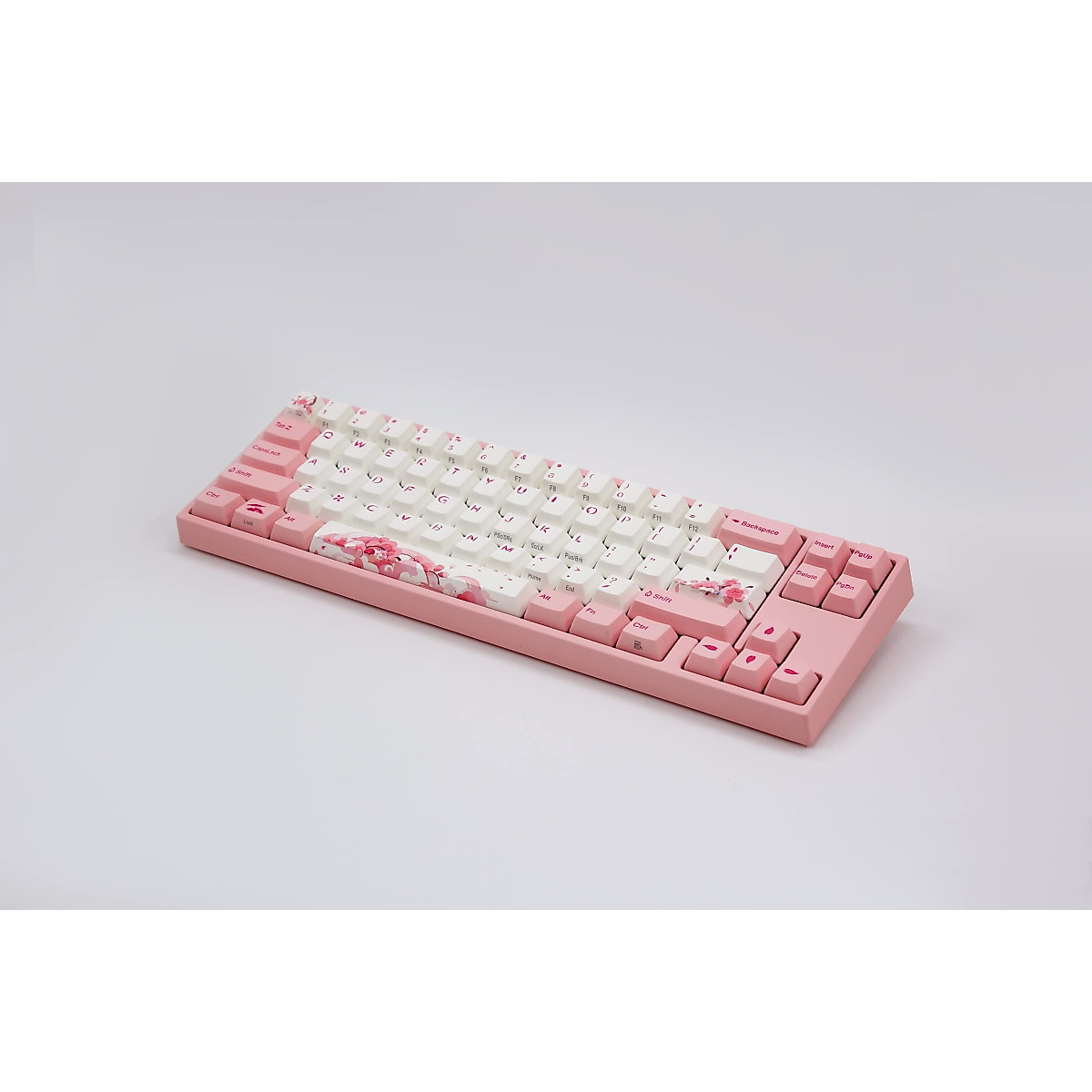 Varmilo Ducky x Miya Mac Pro Sakura R2 White LED 65% Double Shot PBT Mechanical Keyboard (Cherry MX Red)
