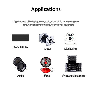 QEBIDUM 12V to 24V Converter, 10A 240W DC to DC Boost Converter Non-Isolated Step Up Voltage Regulator Power Supply Waterproof Converter Module Transformer for Golf Cart Club Car